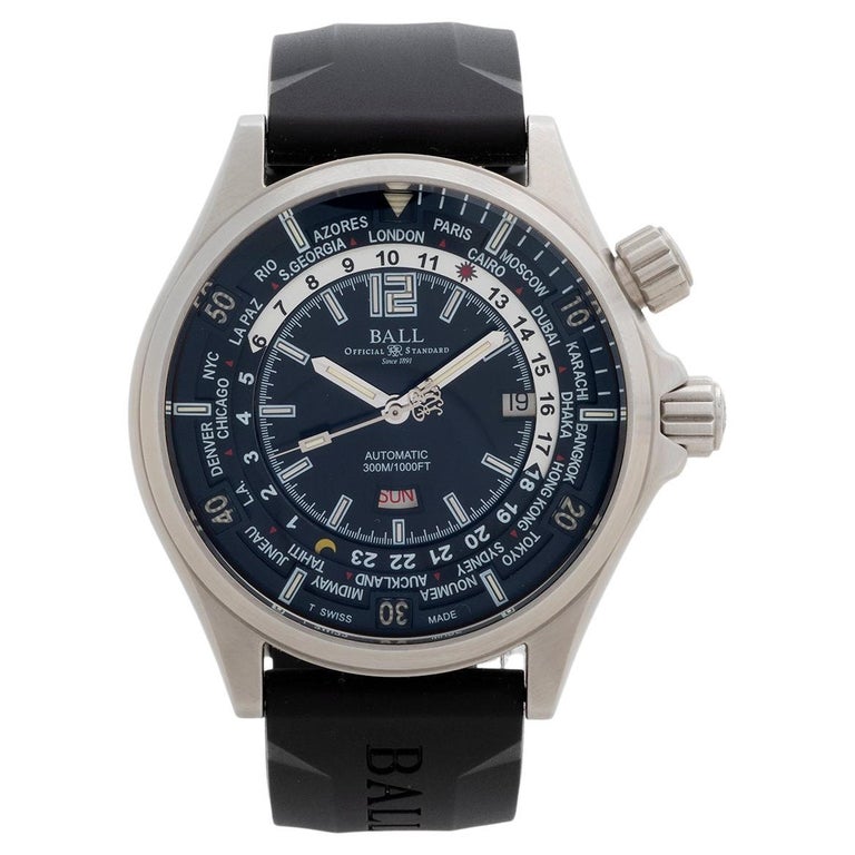 Ball Diver Worldtime DG2022A Diver Watch, Box/Papers, Outstanding ...
