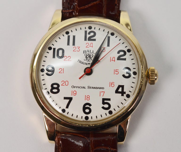 Ball Watch Co. Trainmaster Official Standard Men's Wrist Watch For Sale at 1stDibs