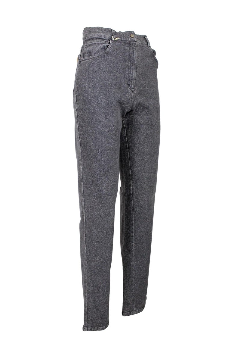 Ballantyne Black Cotton Vintage Denim Pants For Sale at 1stDibs