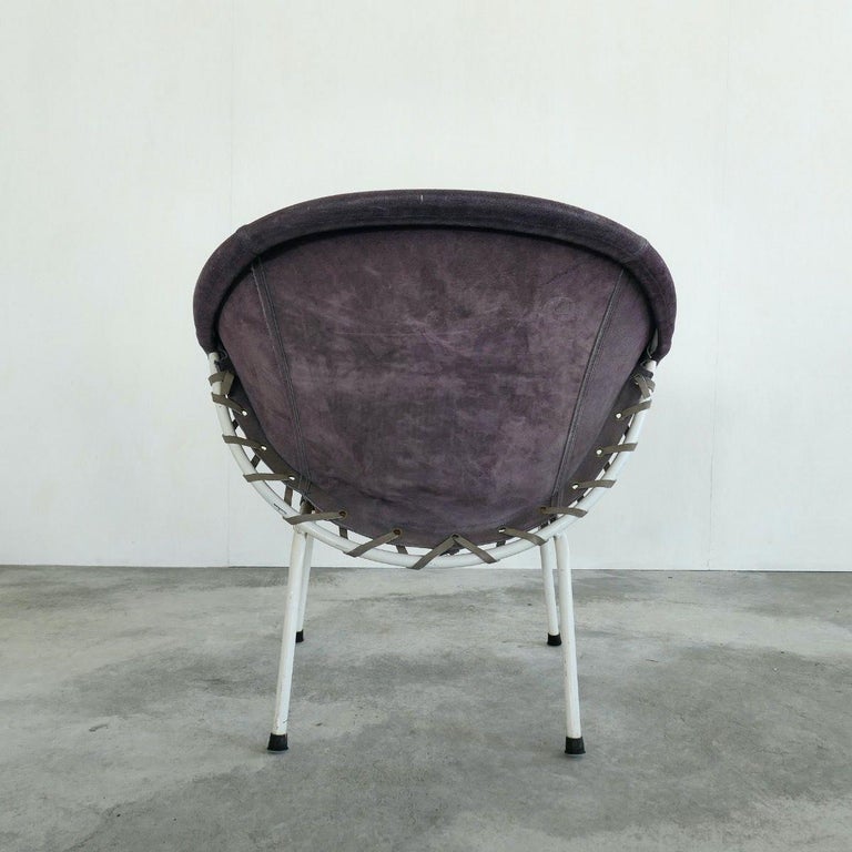 Balloon Lounge Chair in Suede, 1960s For Sale at 1stDibs