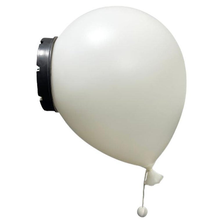 Balloon Wall Lamp by Yves Christin for Bilumen, Italy, 1980s For Sale ...