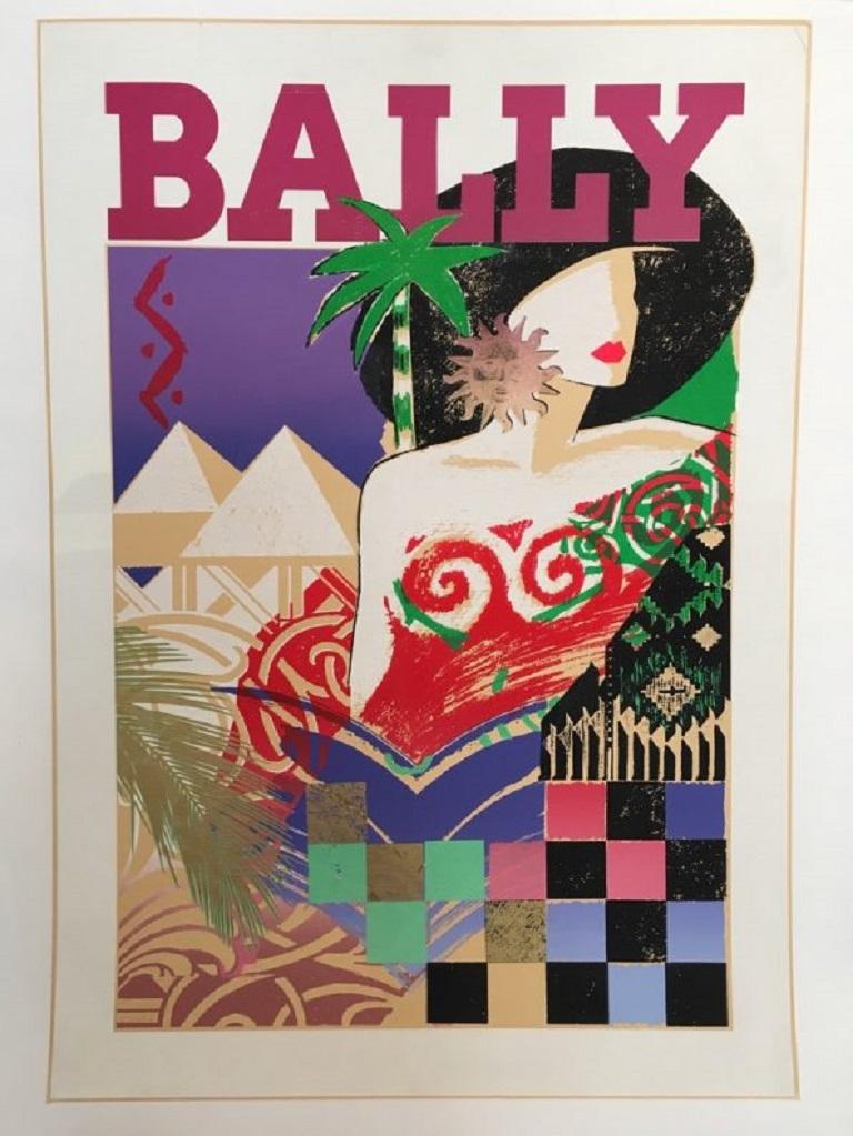 Bally 1970s Vintage Poster Original Vintage Poster at 1stDibs | 1970's ...