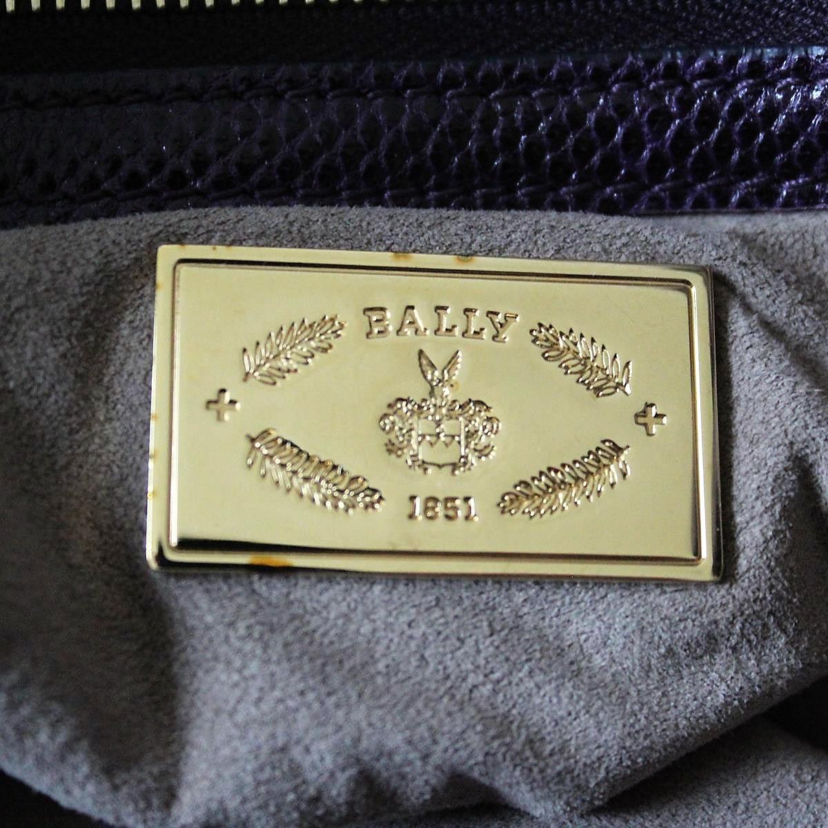 Bally Violet Lizard Bag For Sale at 1stDibs