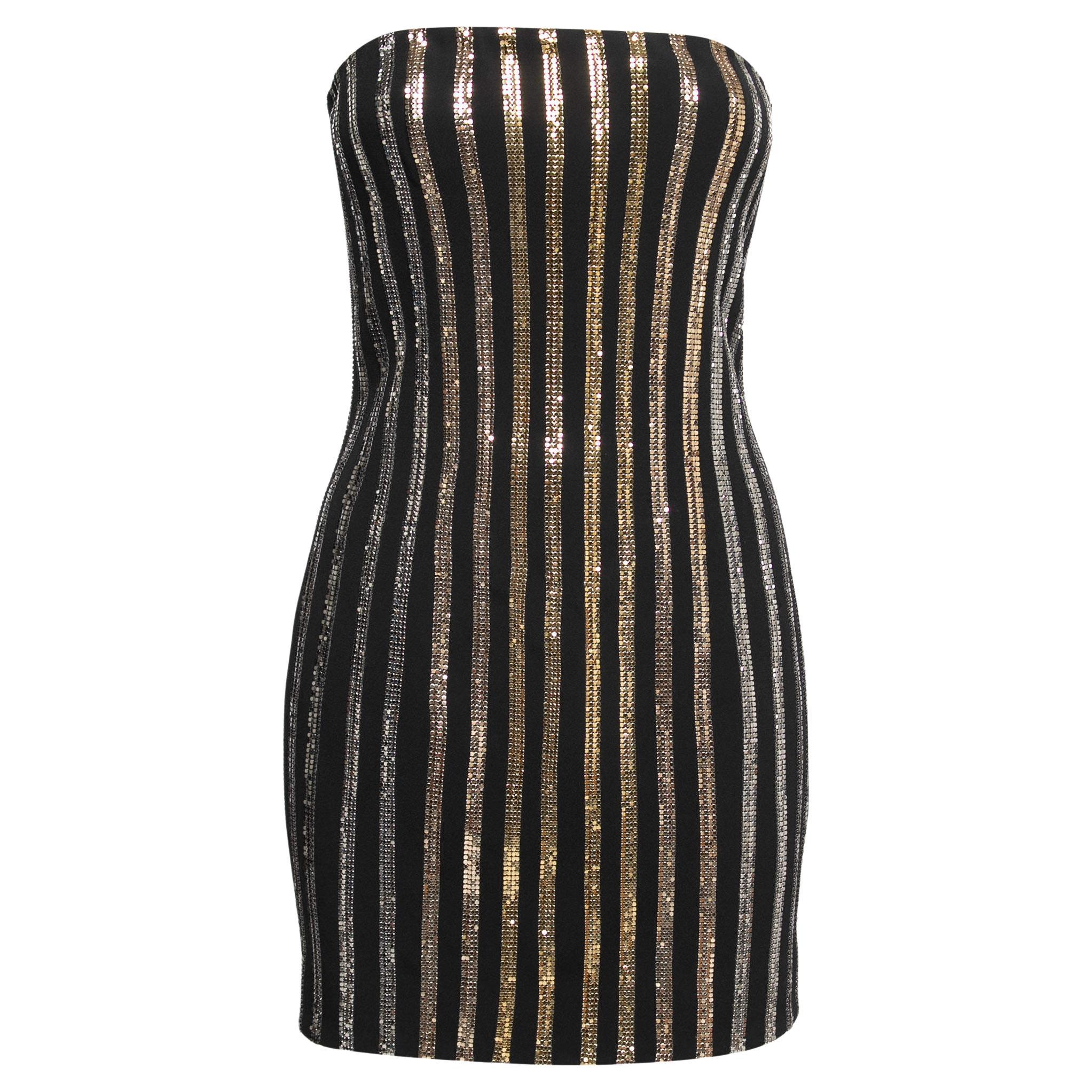 BALMAIN Gold Tone Engraved Brass Oversized Cuff Bracelet 2012 at ...