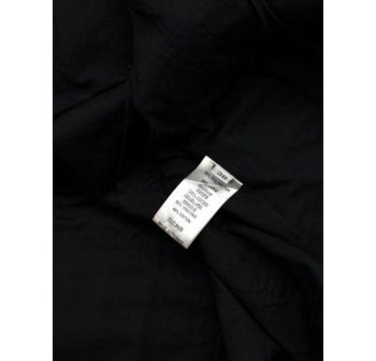 Balmain Black and Gold Wool Blend Military Style Blazer For Sale at 1stDibs