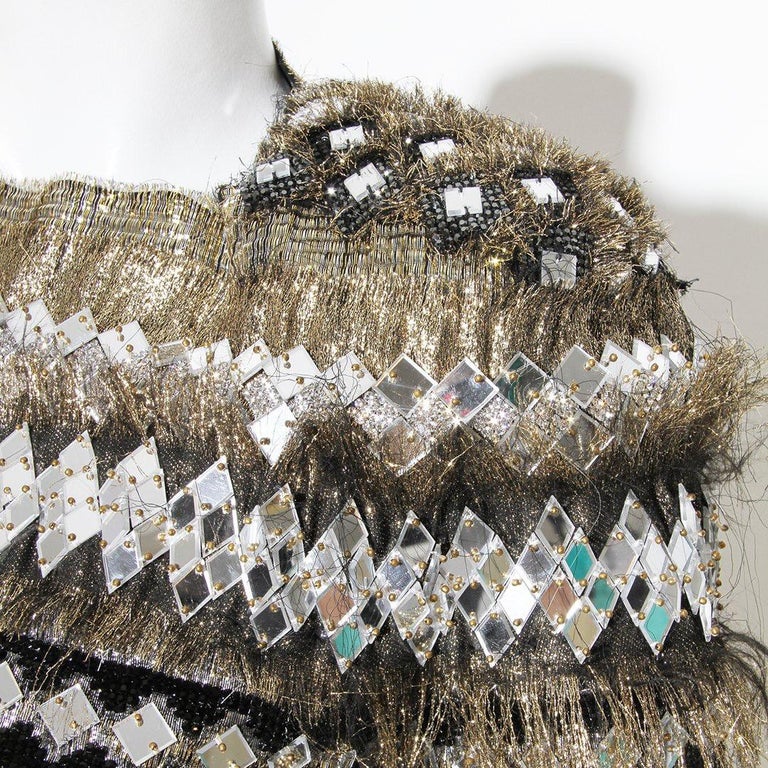 Balmain Fall 2011 Metallic Eyelash suede dress by Christophe Decarnin ...