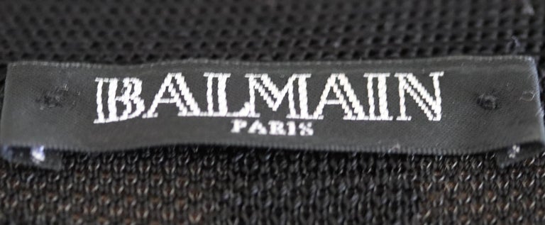 Balmain Geometric Knit Coat at 1stDibs