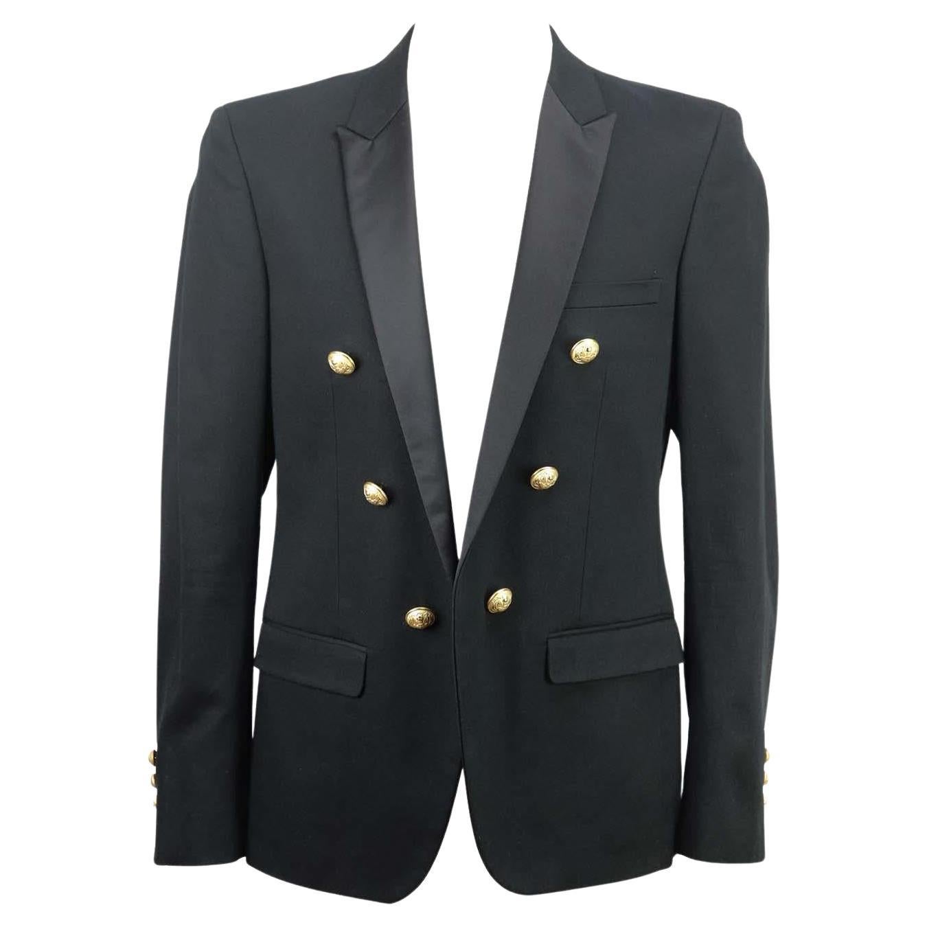Balmain Bi-Tone Open Blazer Jacket at 1stDibs