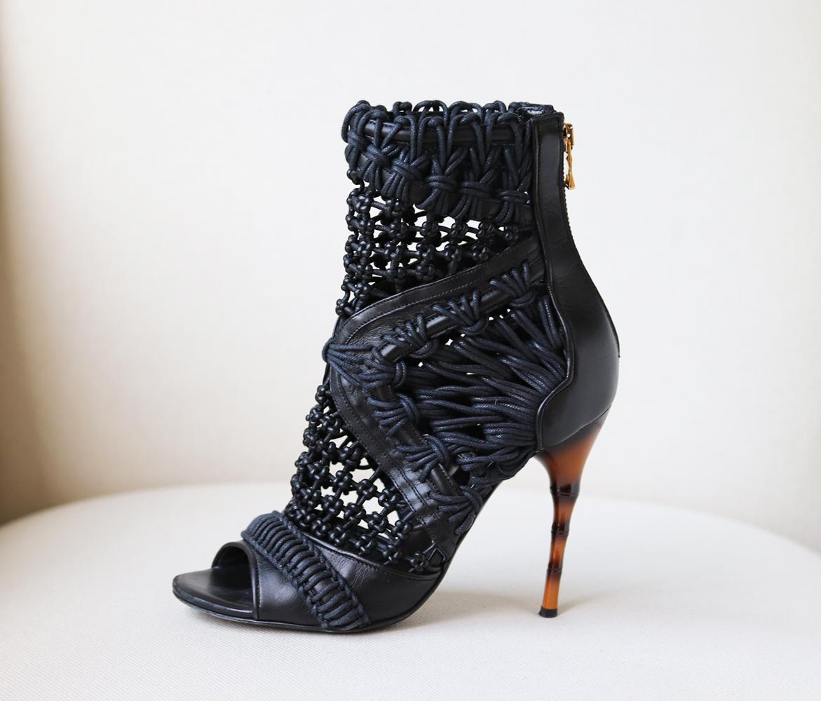 Balmain Sheere Braided Leather Sandals at 1stDibs | balmain sandals ...