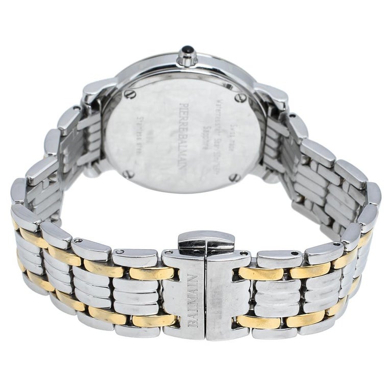 Balmain Silver Two-Tone Elegance Chic Mini B1692.39.14 Women's ...