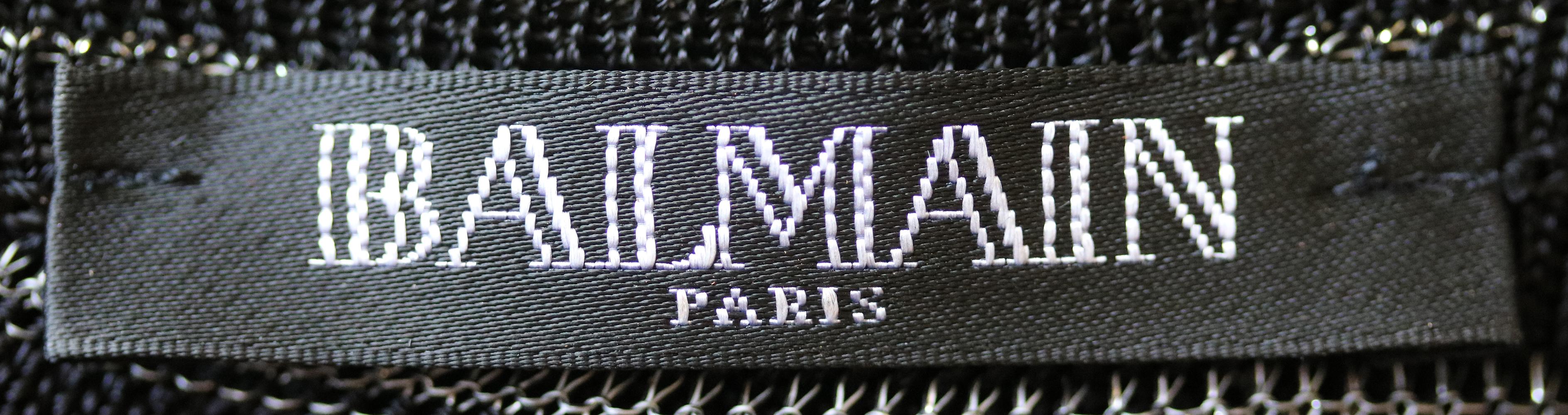 Balmain Striped Stretch-Knit Mini Dress at 1stDibs | balmain knit dress ...