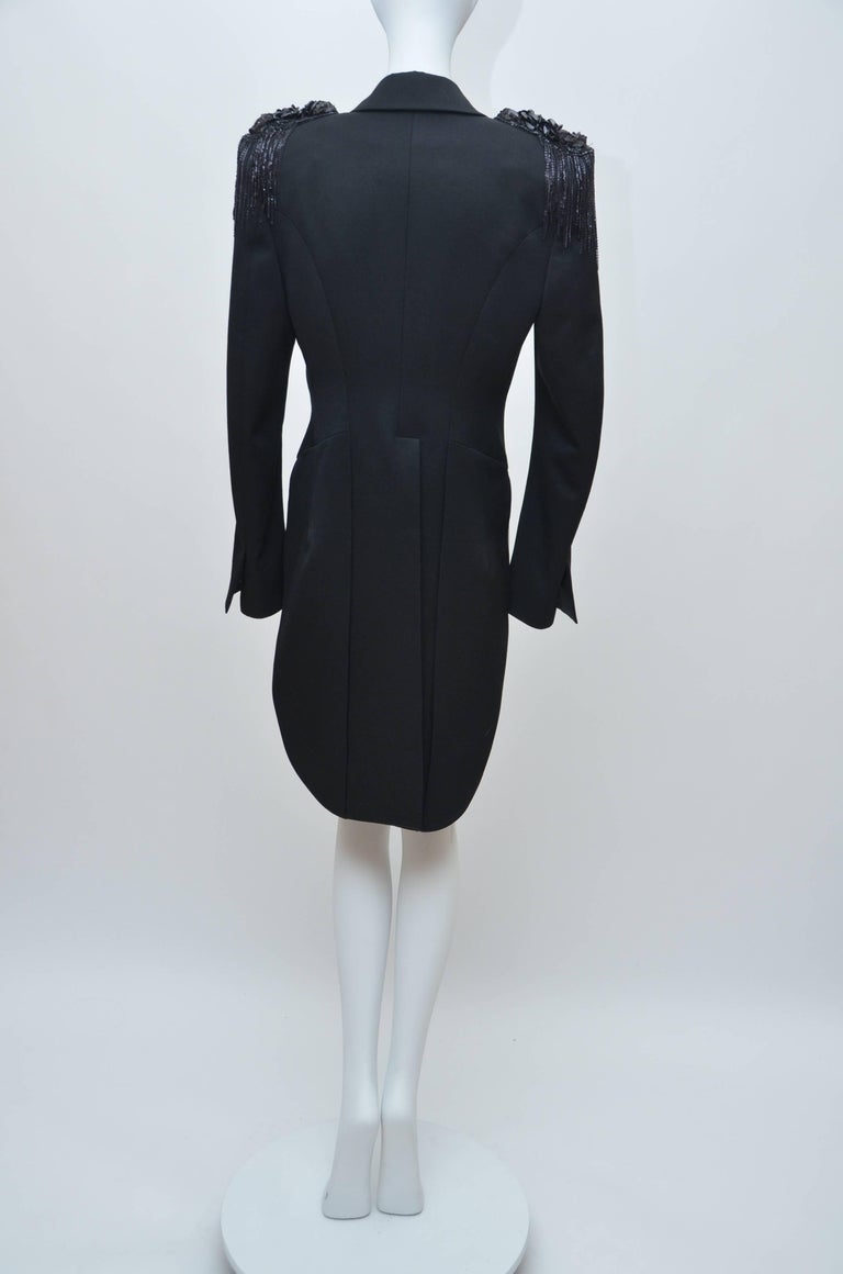Balmain Tuxedo Style Military Jacket With Embellishment at 1stDibs ...