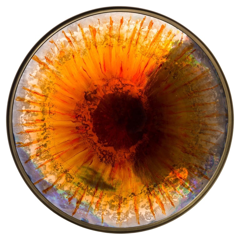 Baltic Iris Mirror by Tom Palmer For Sale at 1stDibs