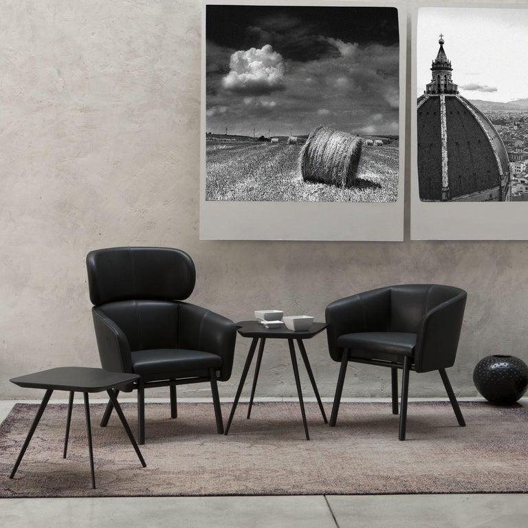 Balù Black Chair by Emilio Nanni For Sale at 1stDibs