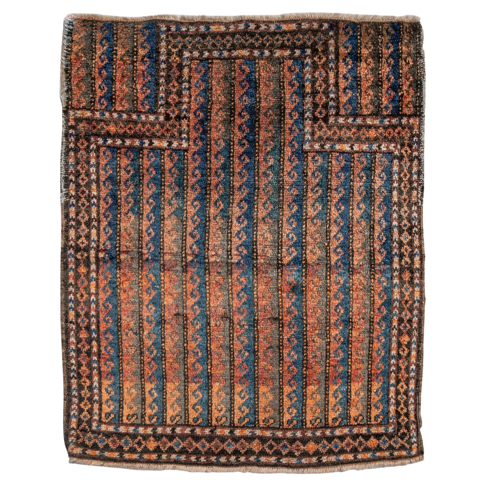 Antique Afghan Baluch Prayer Rug, Late 19th Century For Sale at 1stDibs