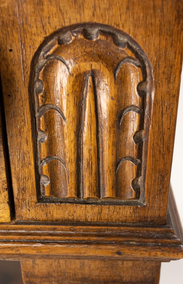 Baluster Console or Serving Table Marble Top Louis XIII St, French ...