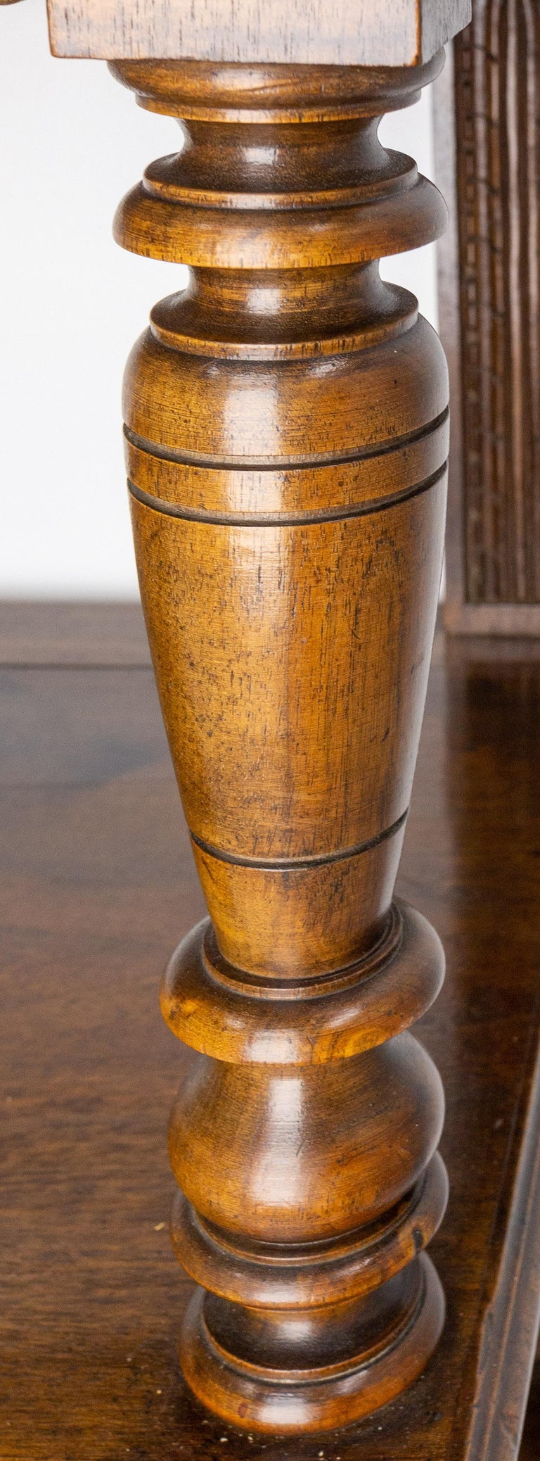 Baluster Console or Serving Table Marble Top Louis XIII St, French ...