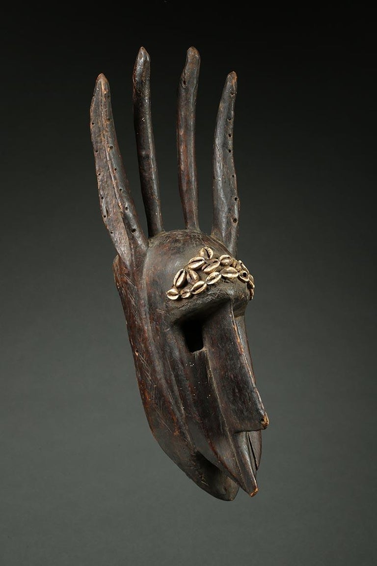 Bambara Tribal African Antelope Mask, Mali For Sale at 1stDibs