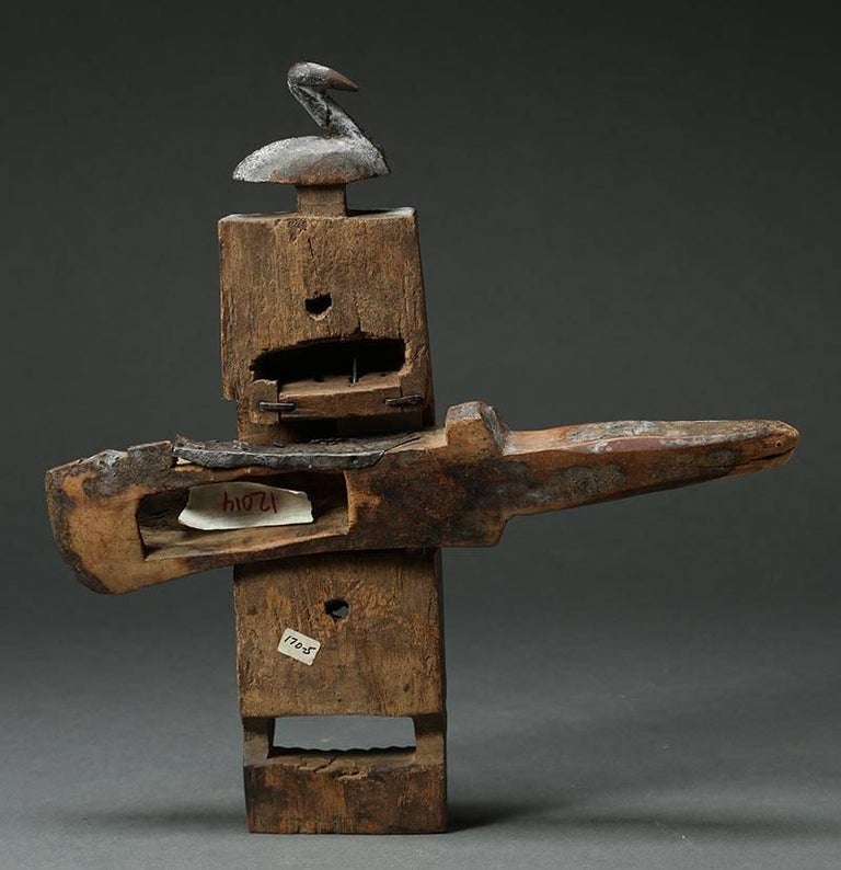 Bambara Tribal Wood Decorated Door Lock, Mali, Africa For Sale at ...