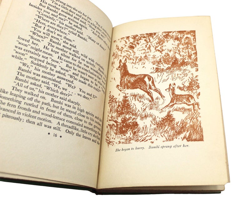 Bambi by Felix Salten, Illustrated by Kurt Wiese, Early American ...