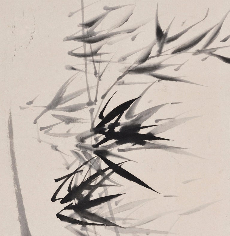 Bamboo, 18th Century Japanese Ink Painting by Cho Tosai at 1stDibs ...