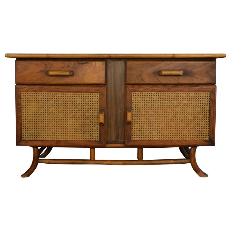 Bamboo and Cane Sideboard at 1stDibs | bamboo sideboard