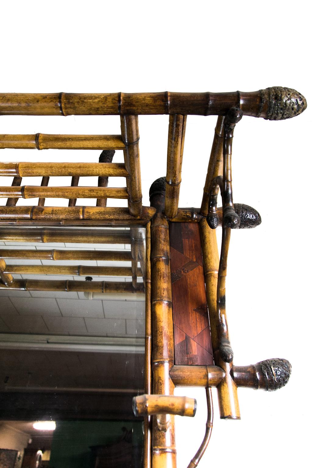 Bamboo and Lacquer Hall Stand at 1stDibs