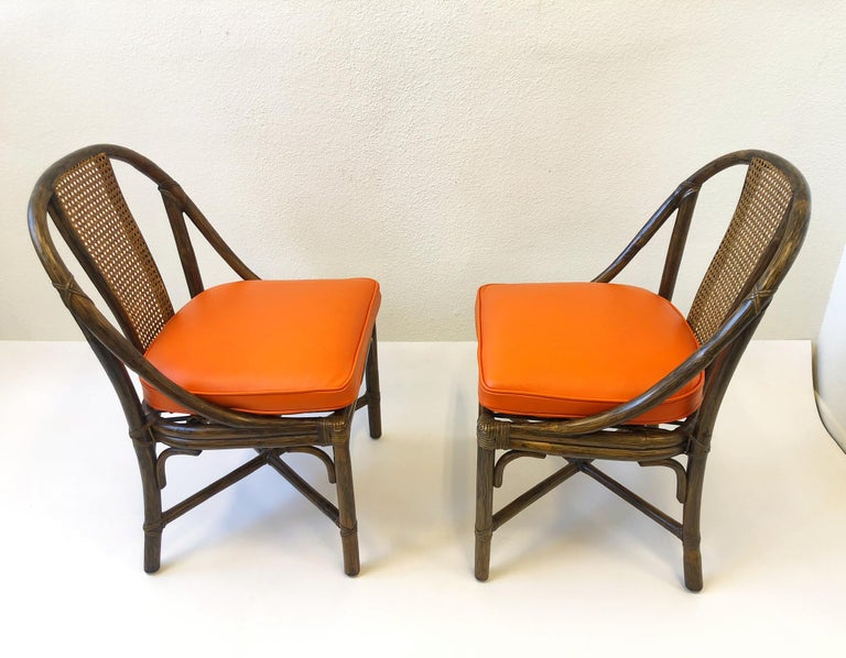 Bamboo and Oak Backgammon Game Table and Chairs by McGuire at 1stDibs ...