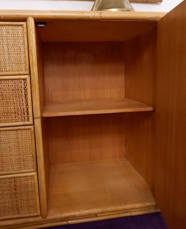 Bamboo And Rattan Sideboard at 1stDibs | bamboo sideboard, rattan ...