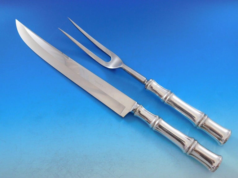Bamboo by Tiffany and Co. Sterling Silver Flatware Set 12 Service 94 ...
