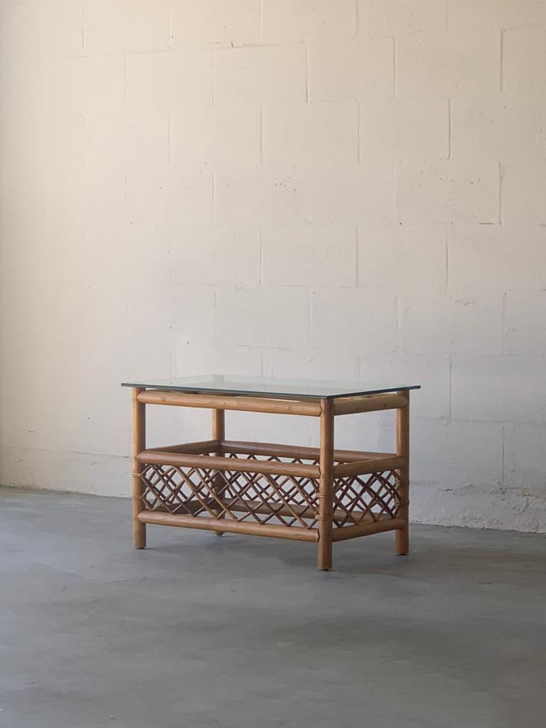 Bamboo Center Table For Sale at 1stDibs
