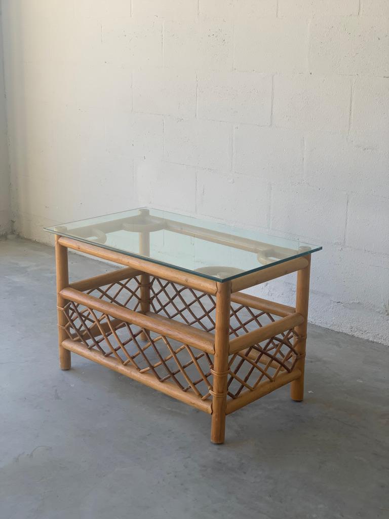 Bamboo Center Table For Sale at 1stDibs