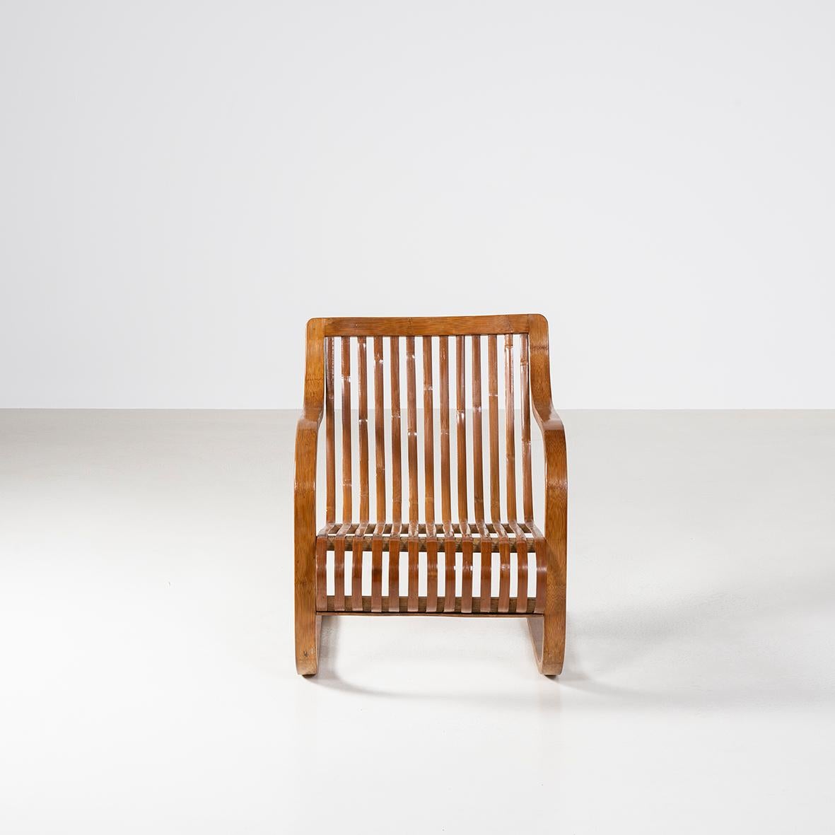 Bamboo Chair Ubunji Kidokoro, circa 1930 For Sale at 1stDibs