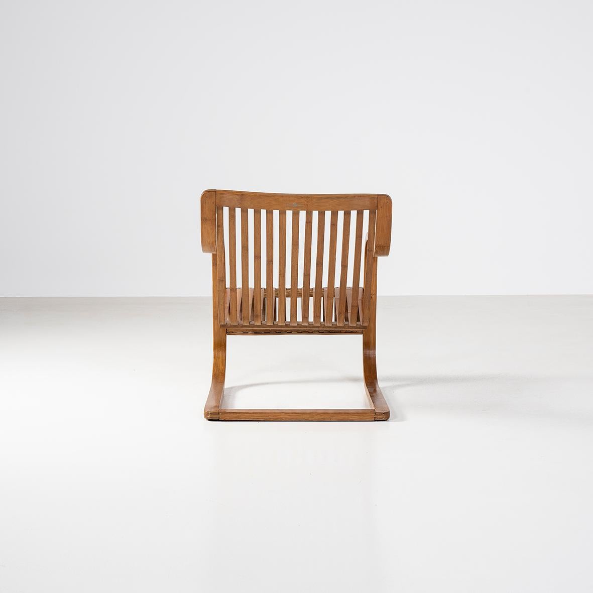Bamboo Chair Ubunji Kidokoro, circa 1930 For Sale at 1stDibs
