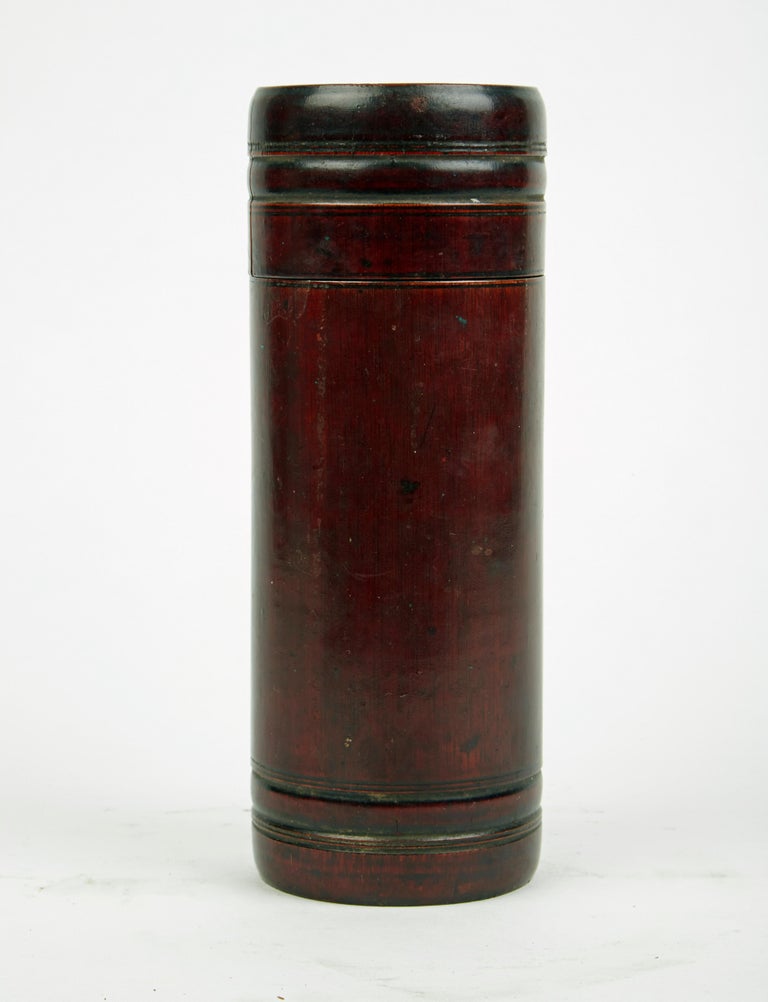 Bamboo Cylinder Container from Japan, Late 19th Century at 1stDibs