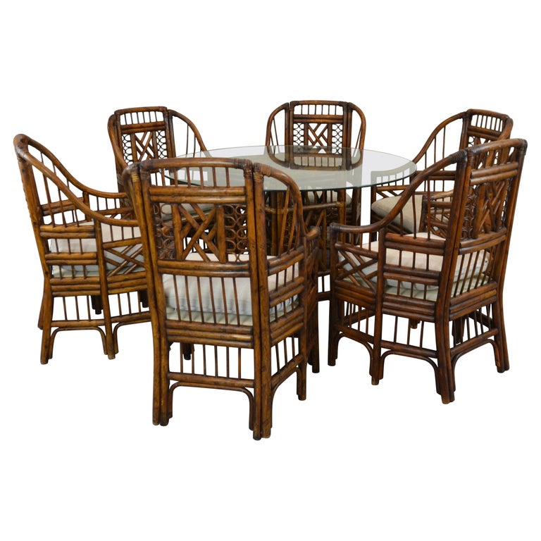 Bamboo Dining Set at 1stDibs