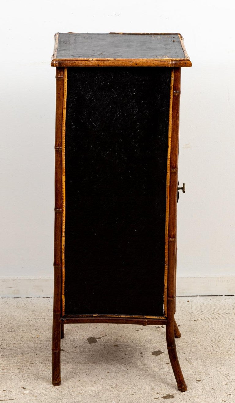Bamboo Faux Book Front Stand For Sale at 1stDibs