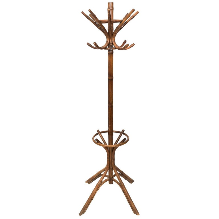 Bamboo Hall Tree at 1stDibs