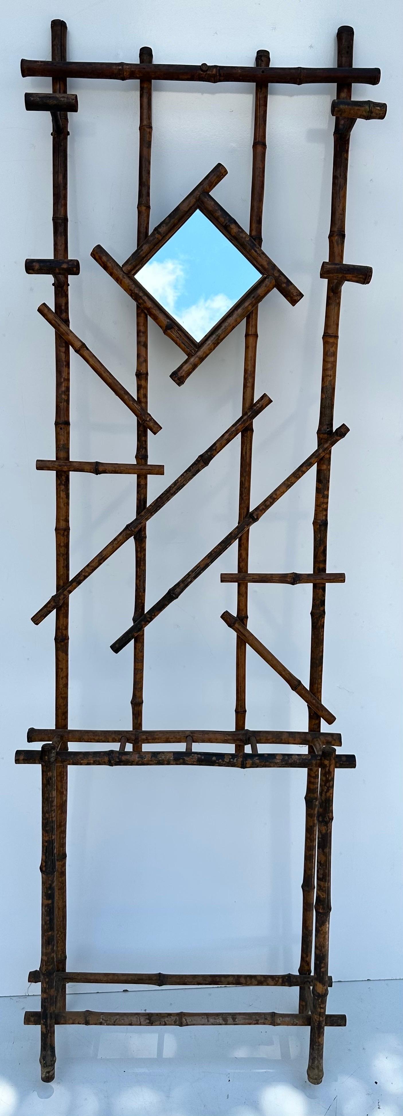 Bamboo Hall Tree For Sale at 1stDibs