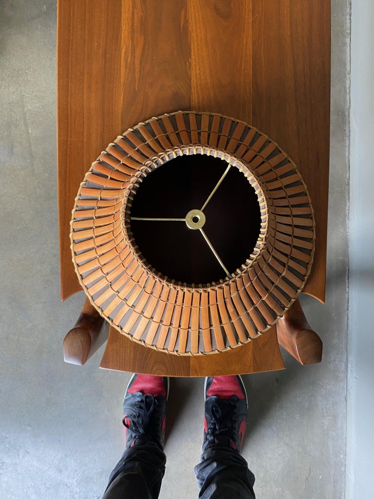 Bamboo Lamp Shade. circa 1990 For Sale at 1stDibs
