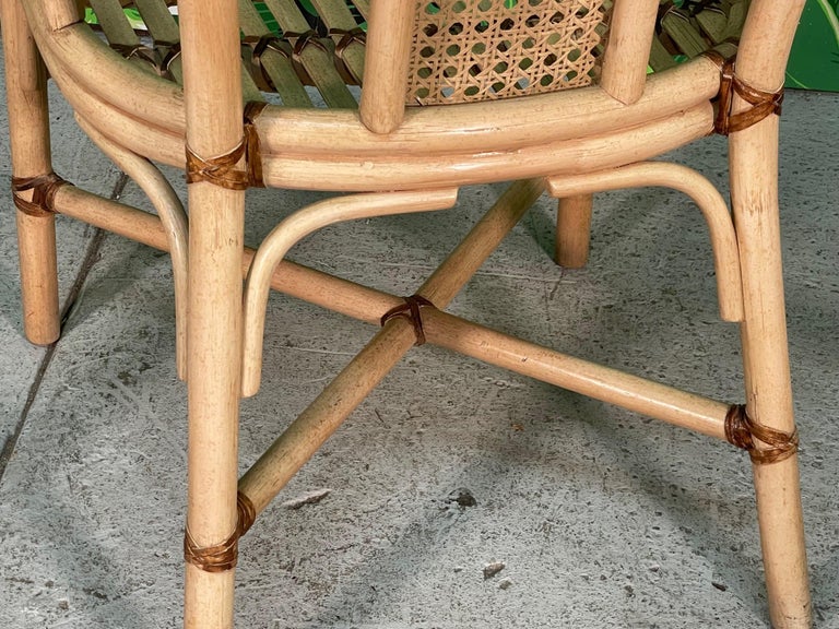 Bamboo Rattan Dining Chairs by Drexel Heritage, Set of 6 For Sale at ...