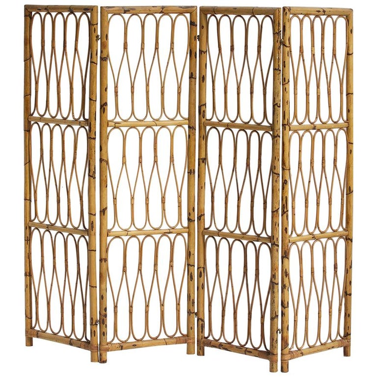 Bamboo Room Divider at 1stDibs