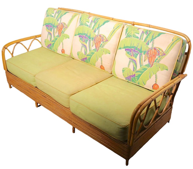 Bamboo Sofa For Sale at 1stDibs | bamboo couch, bamboo sofas