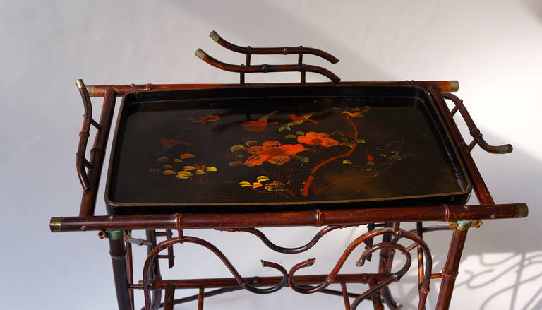 Bamboo Tray Table For Sale at 1stDibs