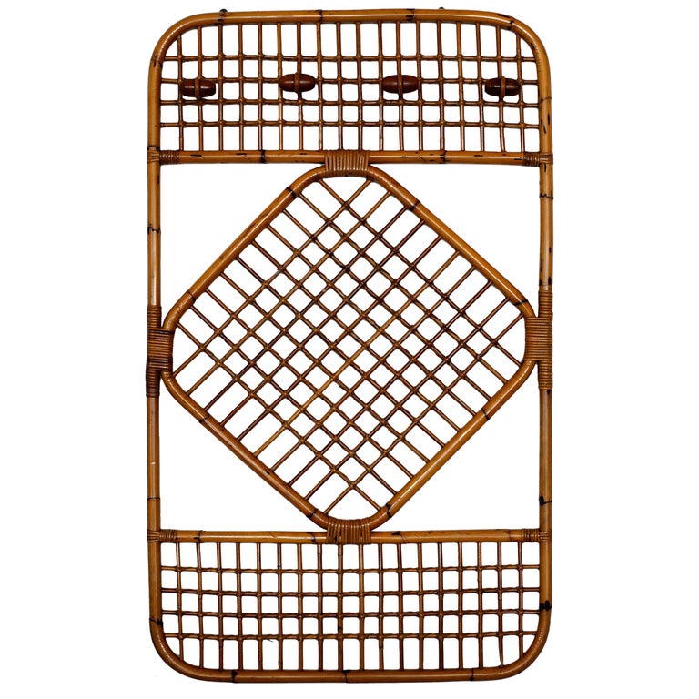 Bamboo Wall Rack at 1stDibs