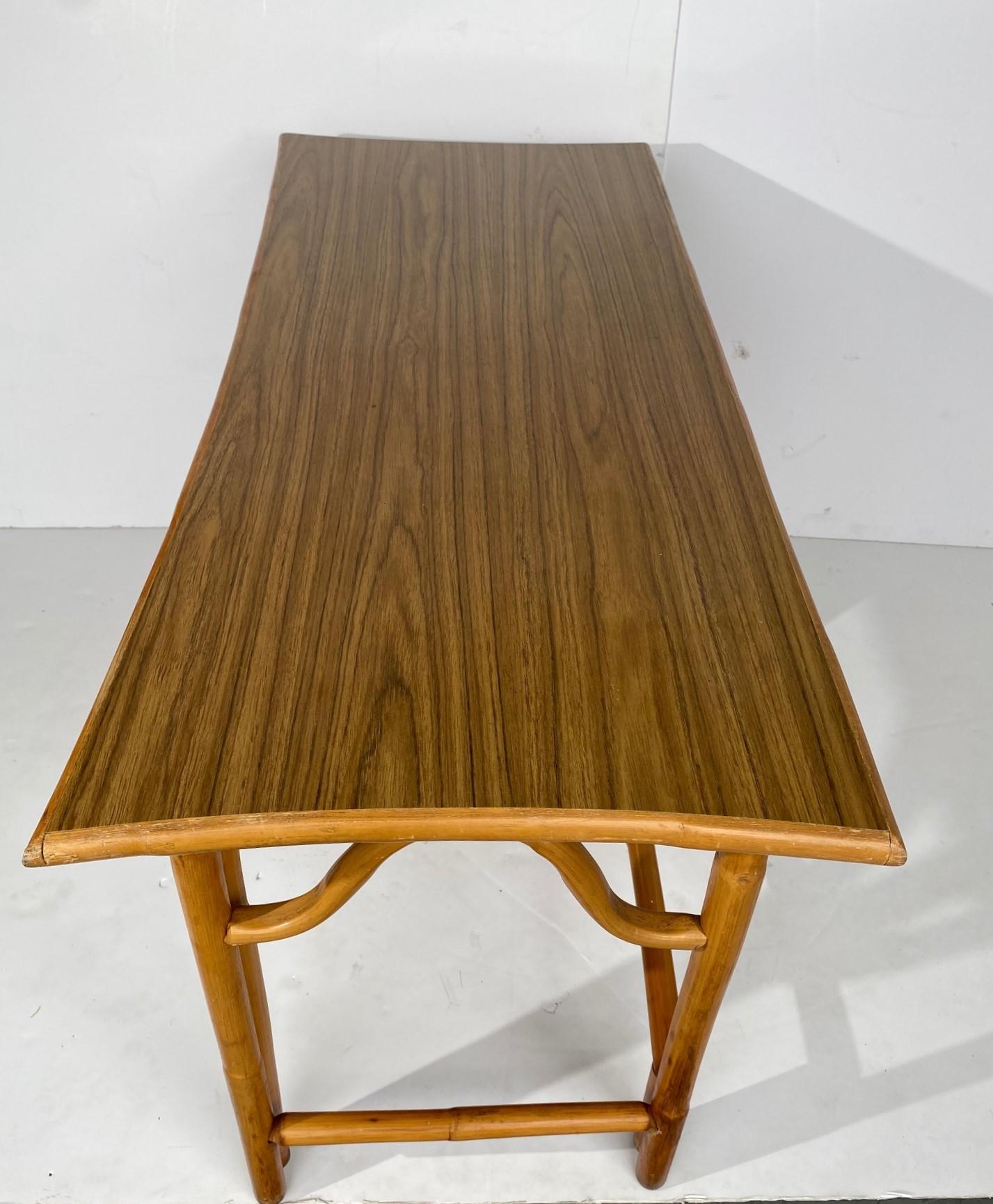 Bamboo Writing Desk For Sale at 1stDibs