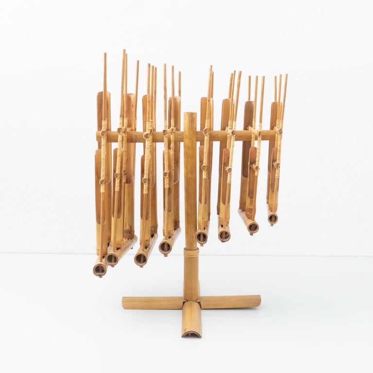 Bambu Sculpture Music Instrument, circa 1950 For Sale at 1stDibs