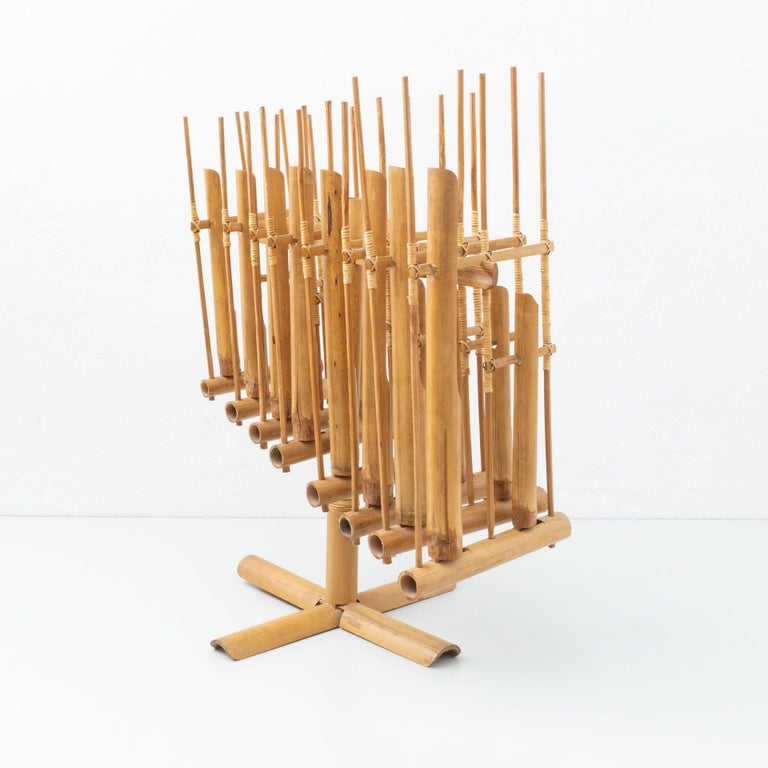 Bambu Sculpture Music Instrument, circa 1950 For Sale at 1stDibs