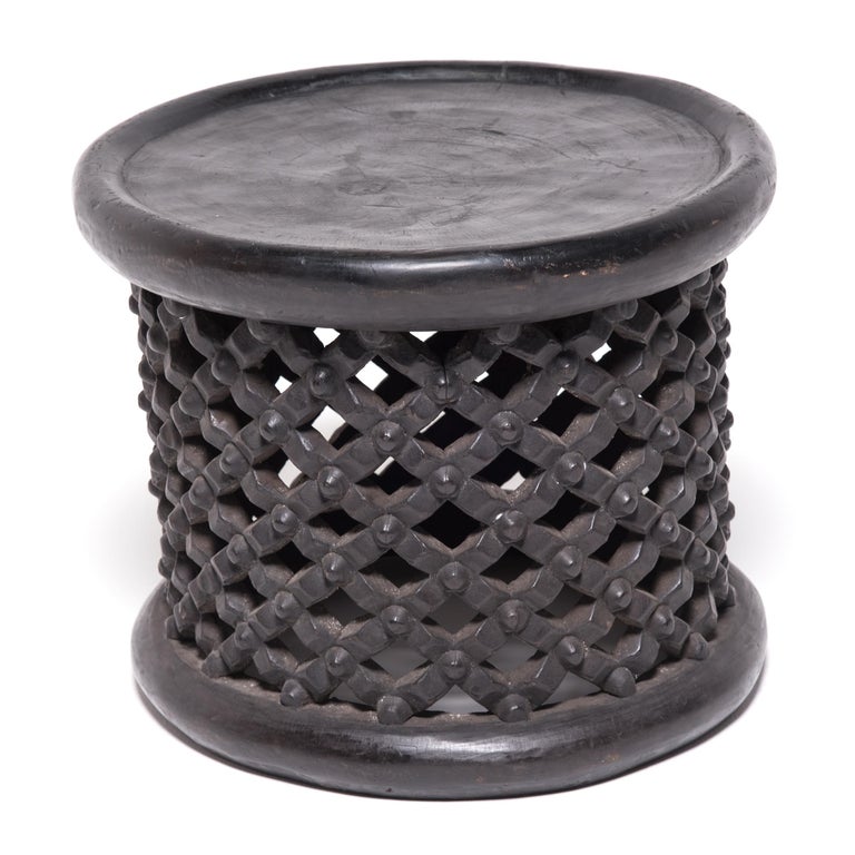Bamileke Earth Spider Stool at 1stDibs