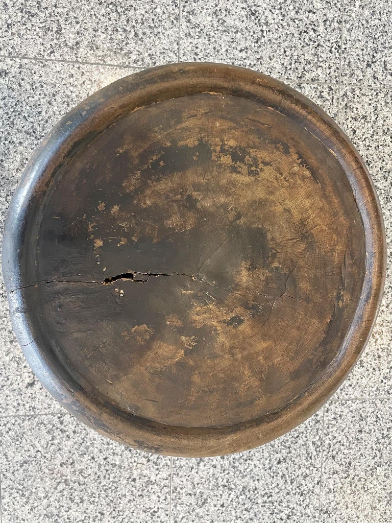 Bamileke Table with Lizard Design Description For Sale at 1stDibs